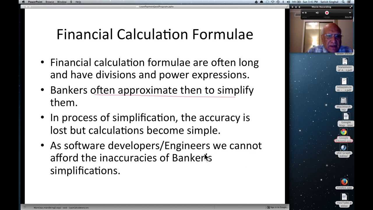 Loan Payment Java Program Youtube