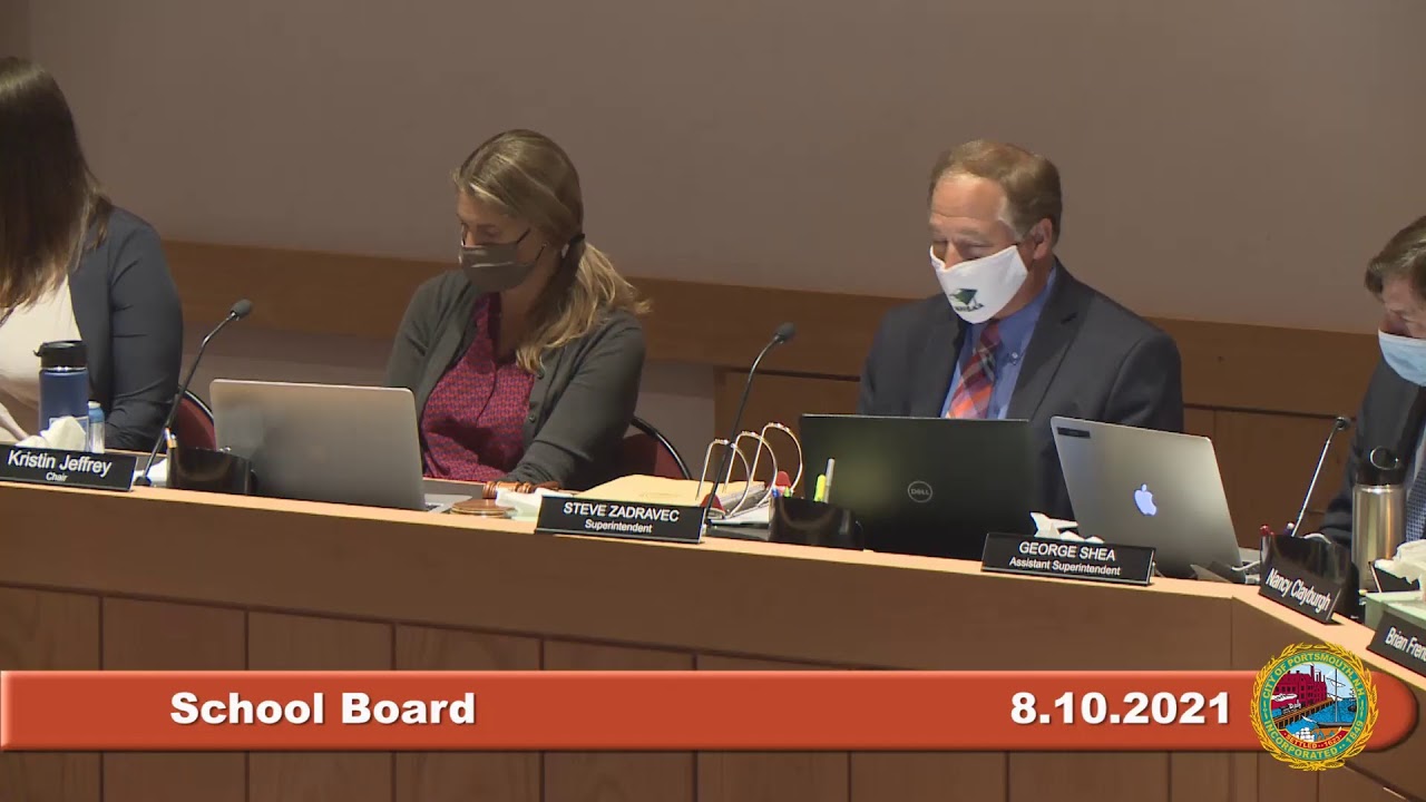 8 10 2021 School Board Youtube