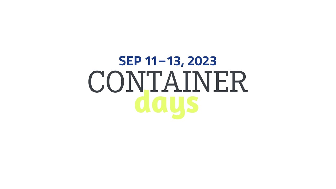 Containerdays 2023 Aftermovie Youtube