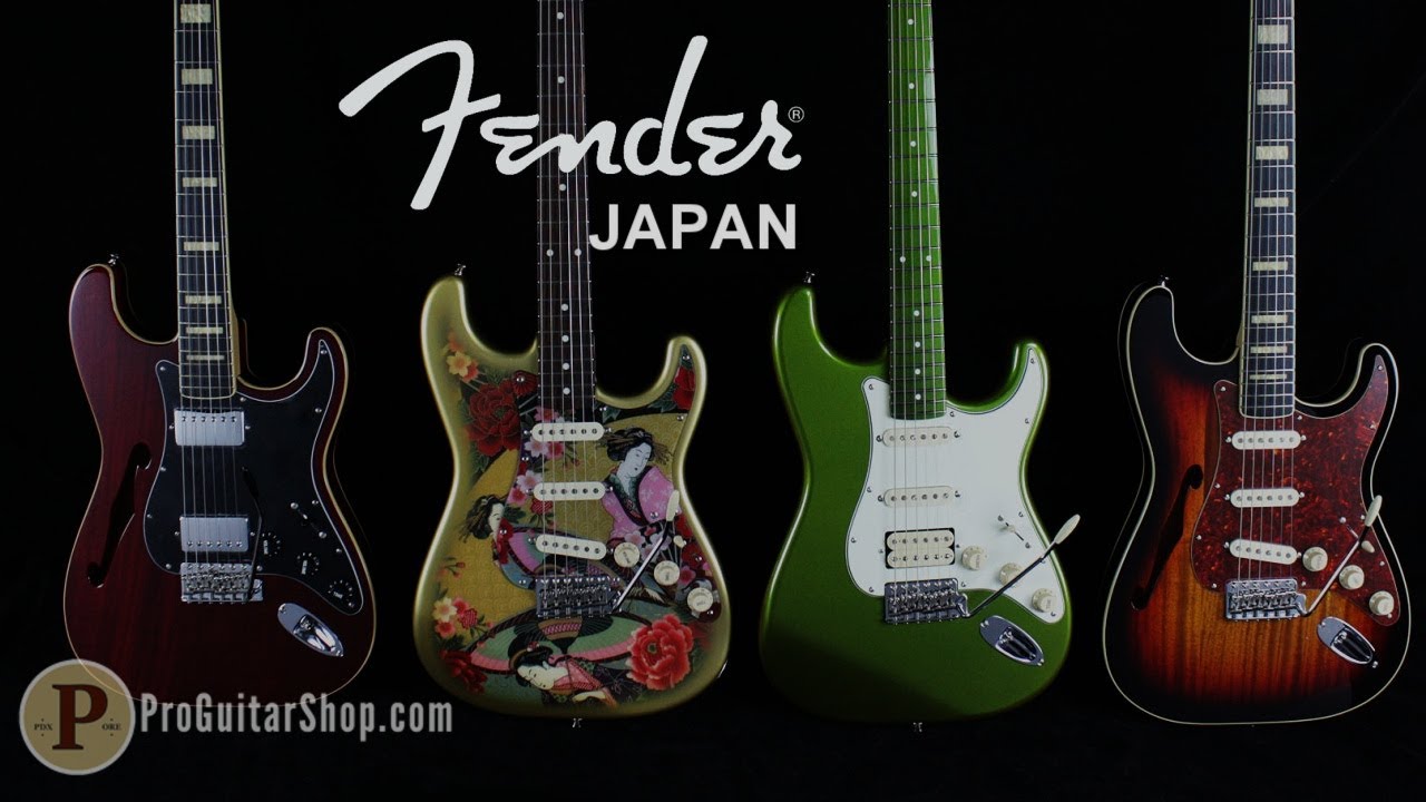 Nuevas Fender Made In Japan Series Guitarras Musiquiatra
