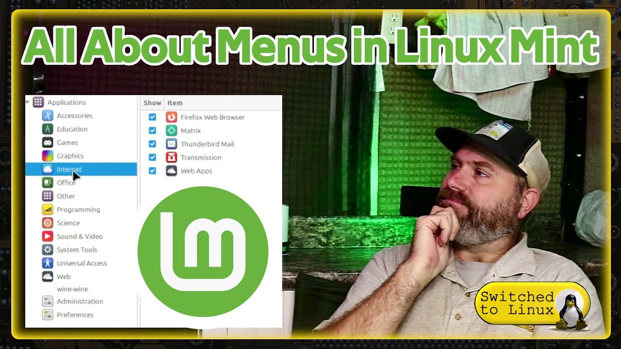 Editing The Menu In Linux Mint Youtube