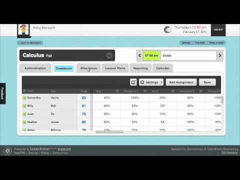 Learnboost Gradebook Tour Youtube