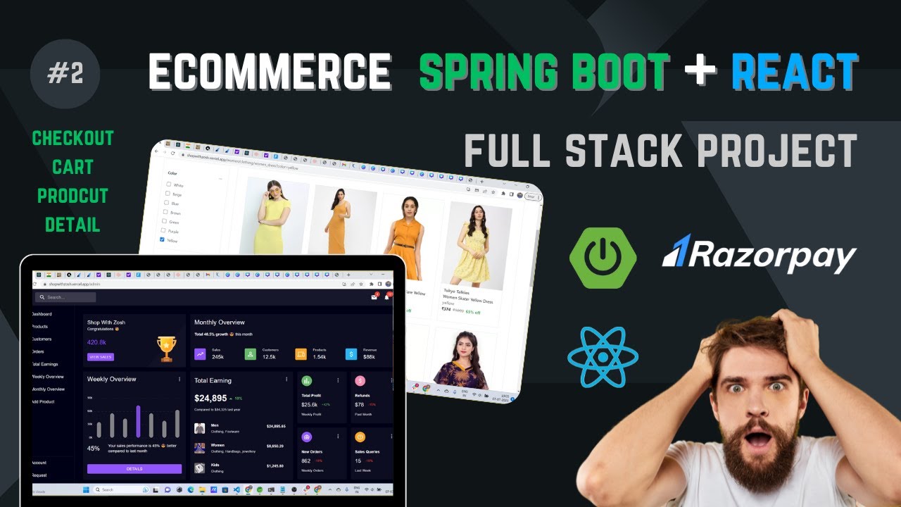 Build A Production Level E Commerce Full Stack Project With Spring Boot