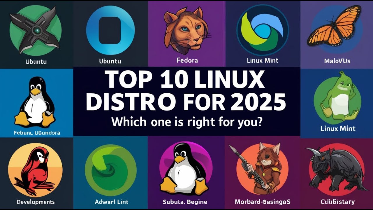 Top 10 Linux Distros For 2025 Which One Is Right For You Youtube
