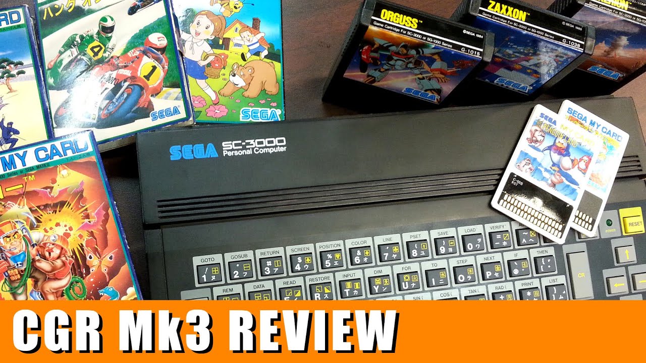 Classic Game Room Sega Sc 3000 Computer Review Youtube