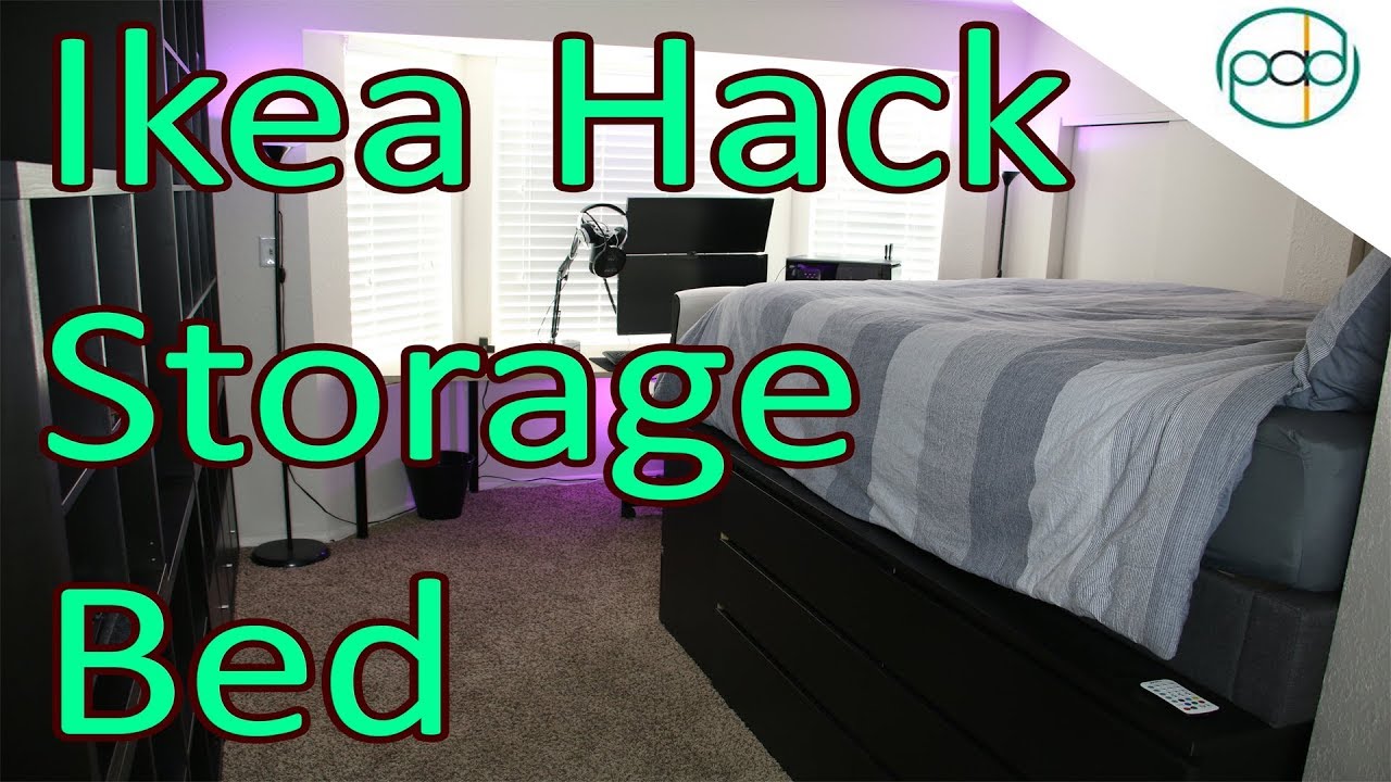 Storage Bed Ikea Hack