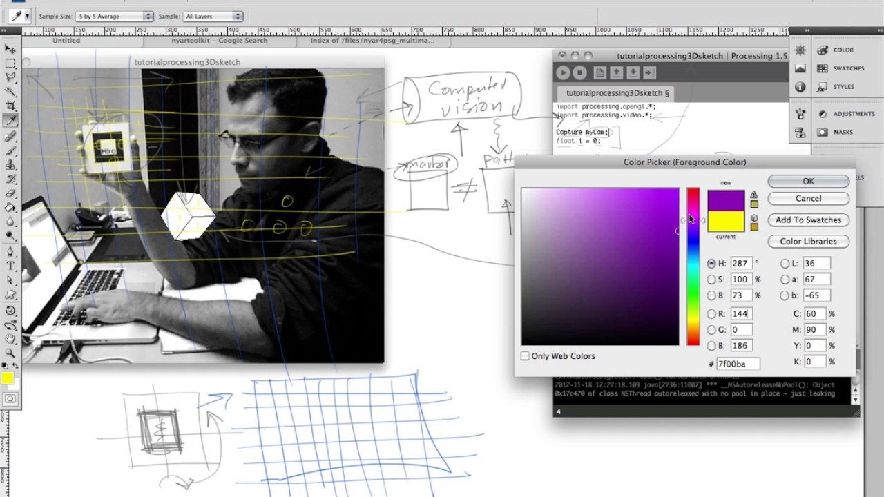 Using Nyar4psg Library For Augmented Reality Libraries Processing