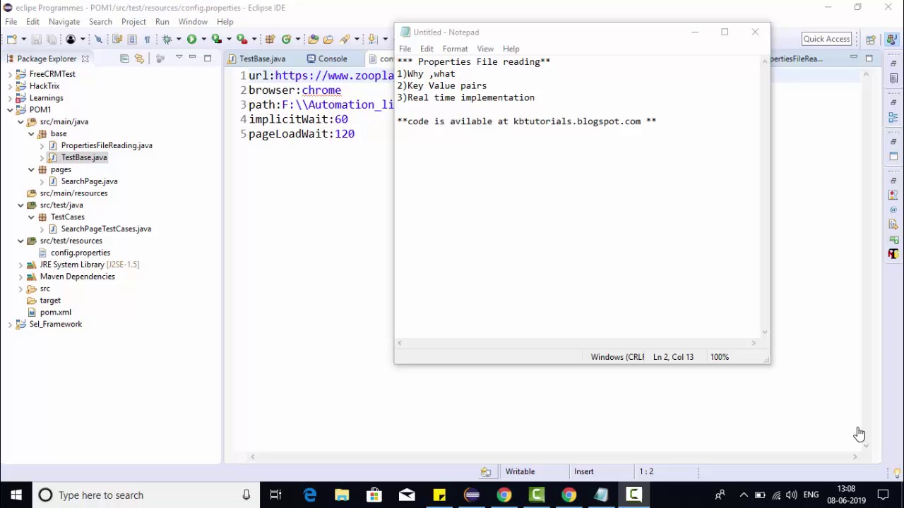 How To Read A Properties File Using Java Youtube