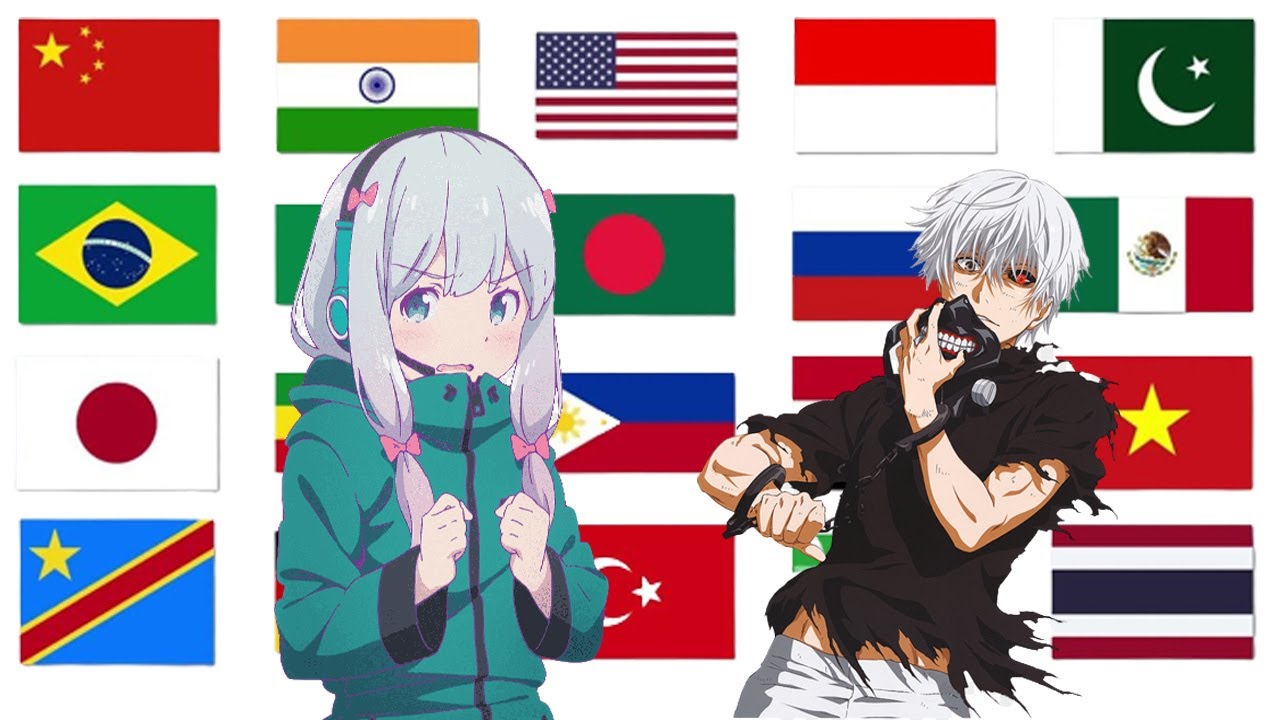 Anime In Different Languages Anime In Different Languages Meme