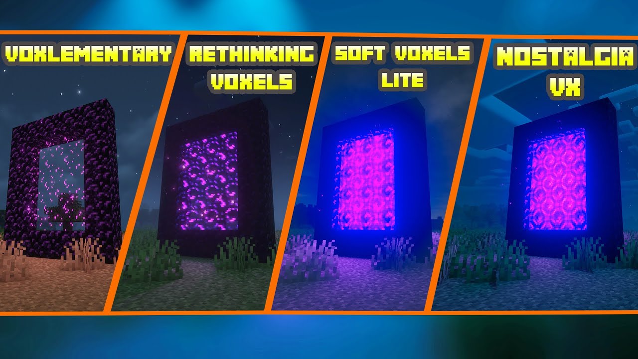 Voxlementary Vs Rethinking Voxels Vs Soft Voxels Lite Vs Nostalgiavx