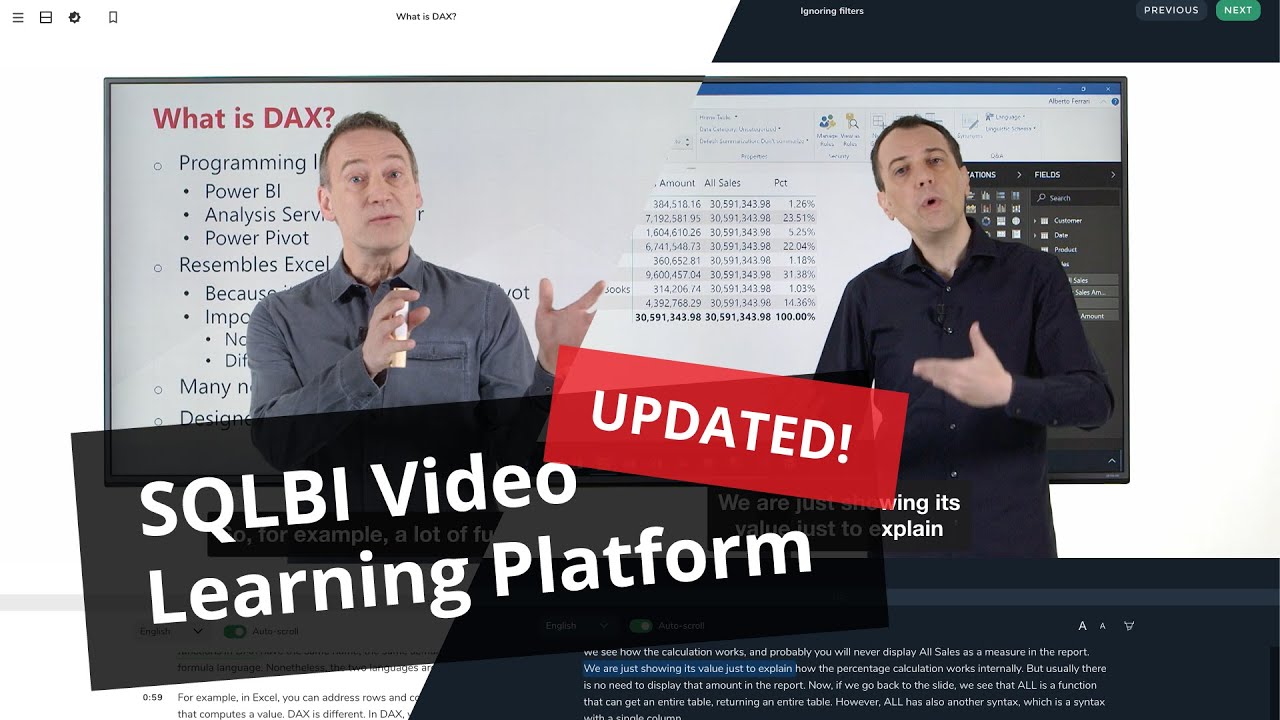 Sqlbi Video Learning Platform New Features
