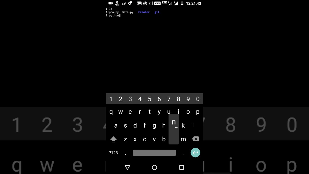 Termux Script To Do Some Tasks Using Python Youtube