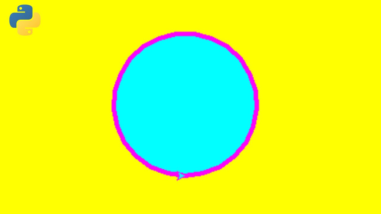 Using Python Turtle Graphics To Make A Circle How To Draw A