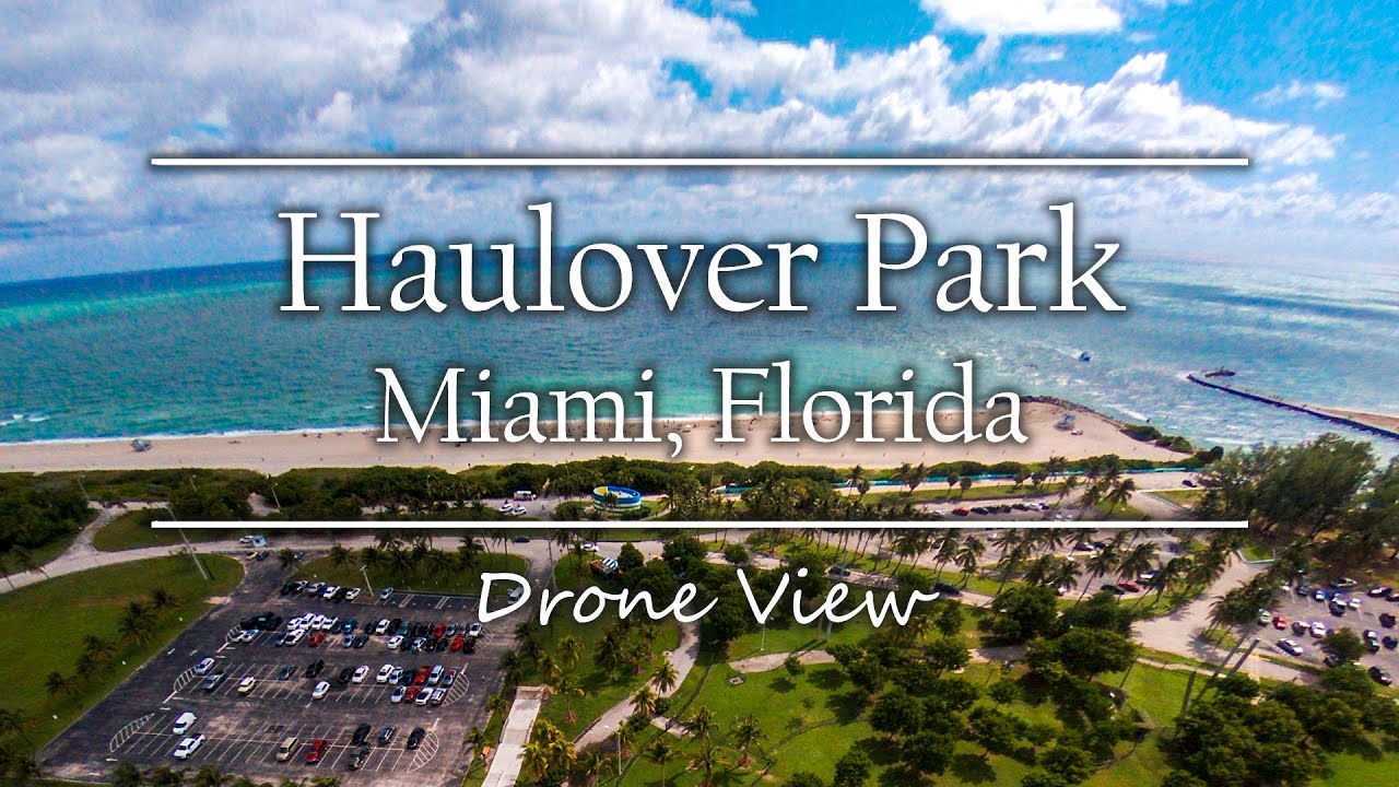 Haulover Beach Park Miami Florida Drone View Youtube
