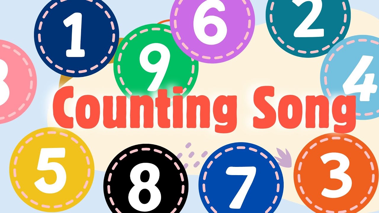 Counting Song A Simple Song For Children And Learning English Youtube