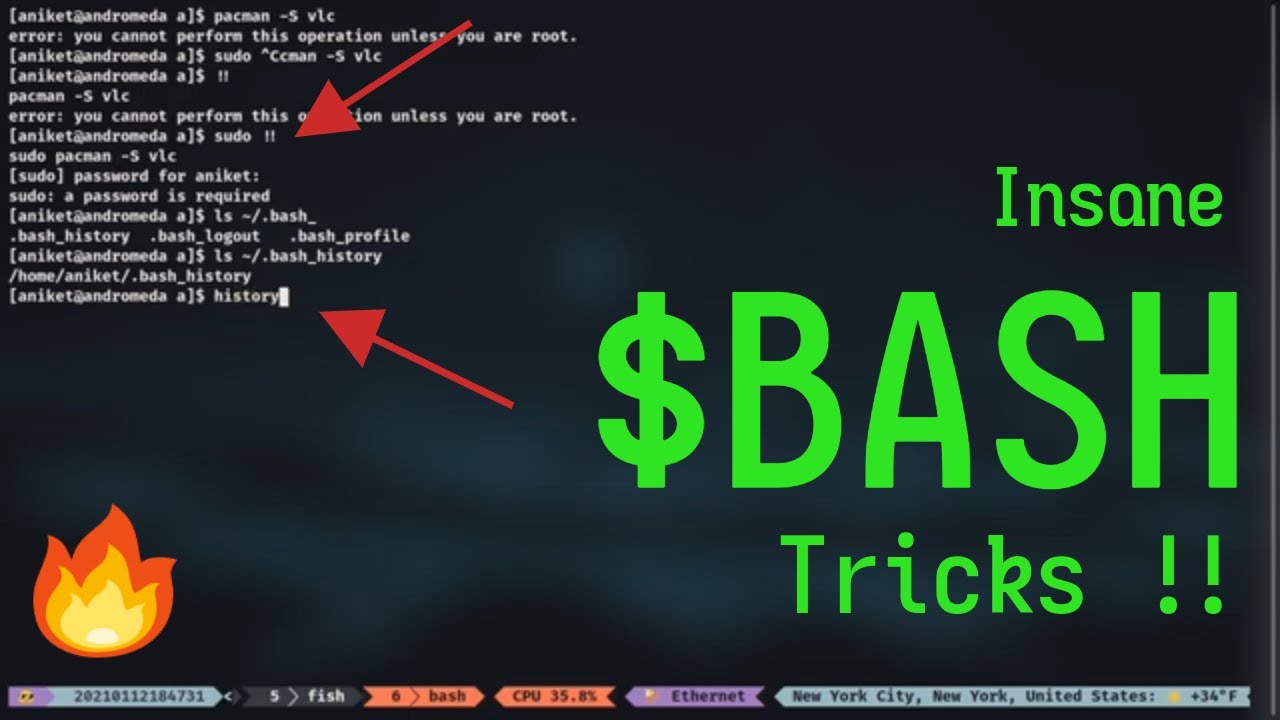 5 Advanced Bash Tips Linux Tutorial Quadexcel