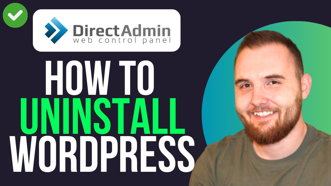 How To Uninstall Wordpress From Directadmin Quick Guide Youtube