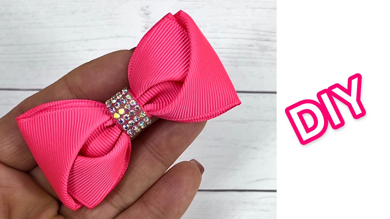 Cute Hair Clips Tutorial Easy To Make How To Make Hair Clips Bows