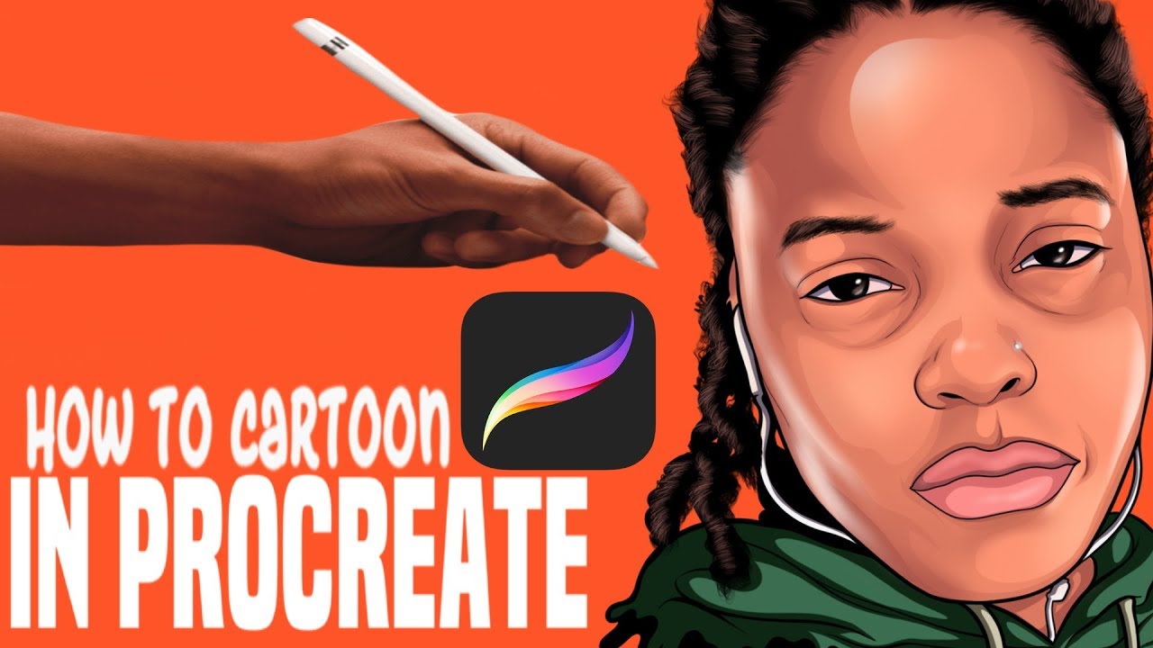 How To Cartoon In Procreate Youtube