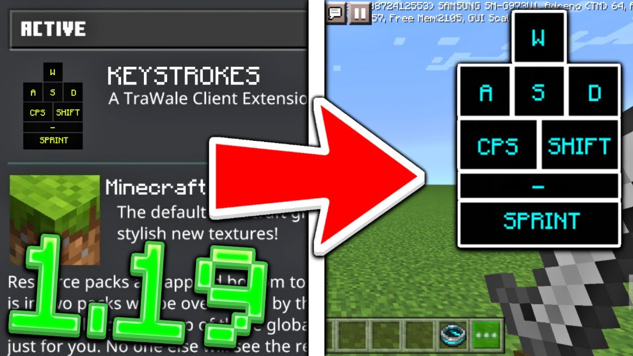Keystrokes Mod Minecraft Pe Hướng Dẫn Cài đặt Và Tùy Chỉnh Hiển Thị