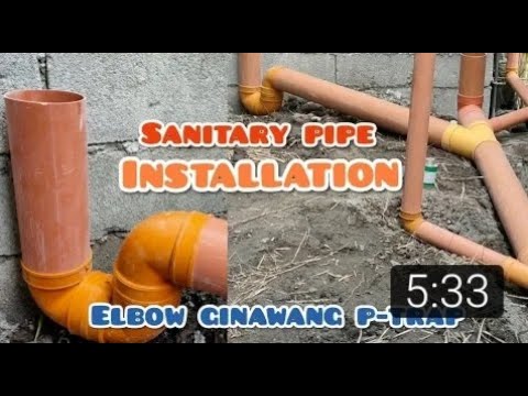 Sanitary Pipe Installation Youtube