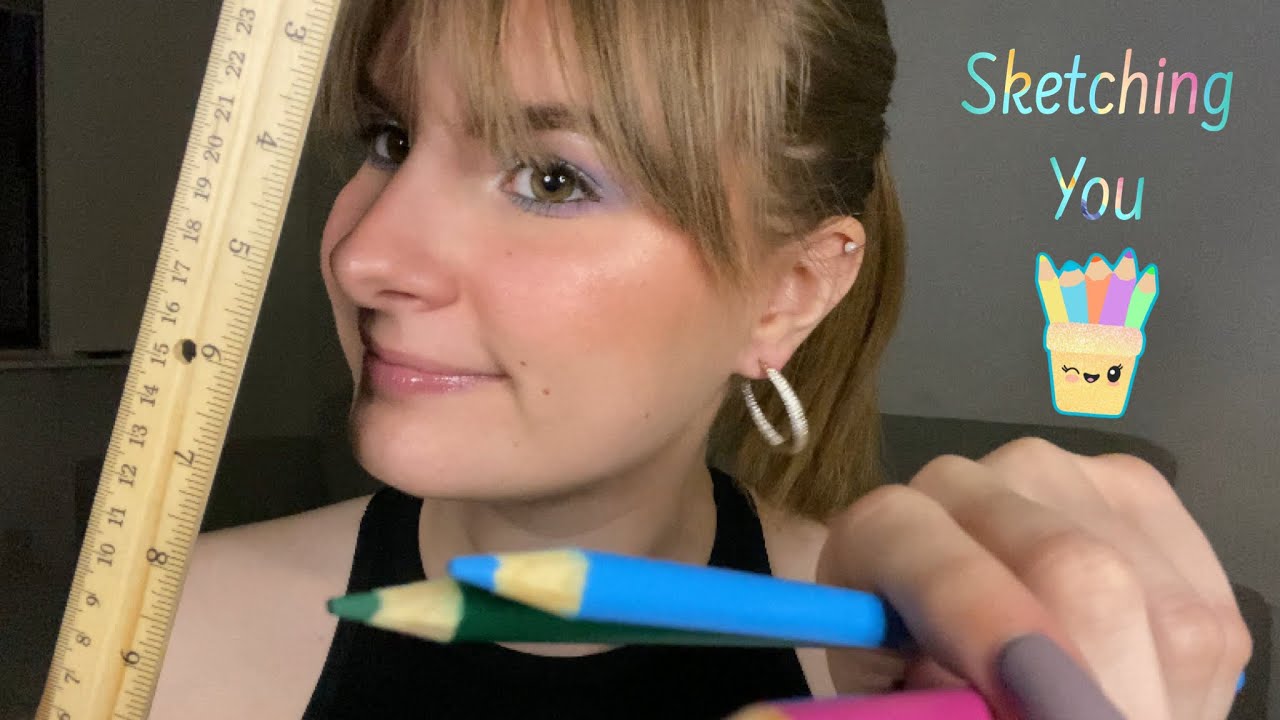 Asmr Sketching You Roleplay Measuring Tracing Your Face Writing