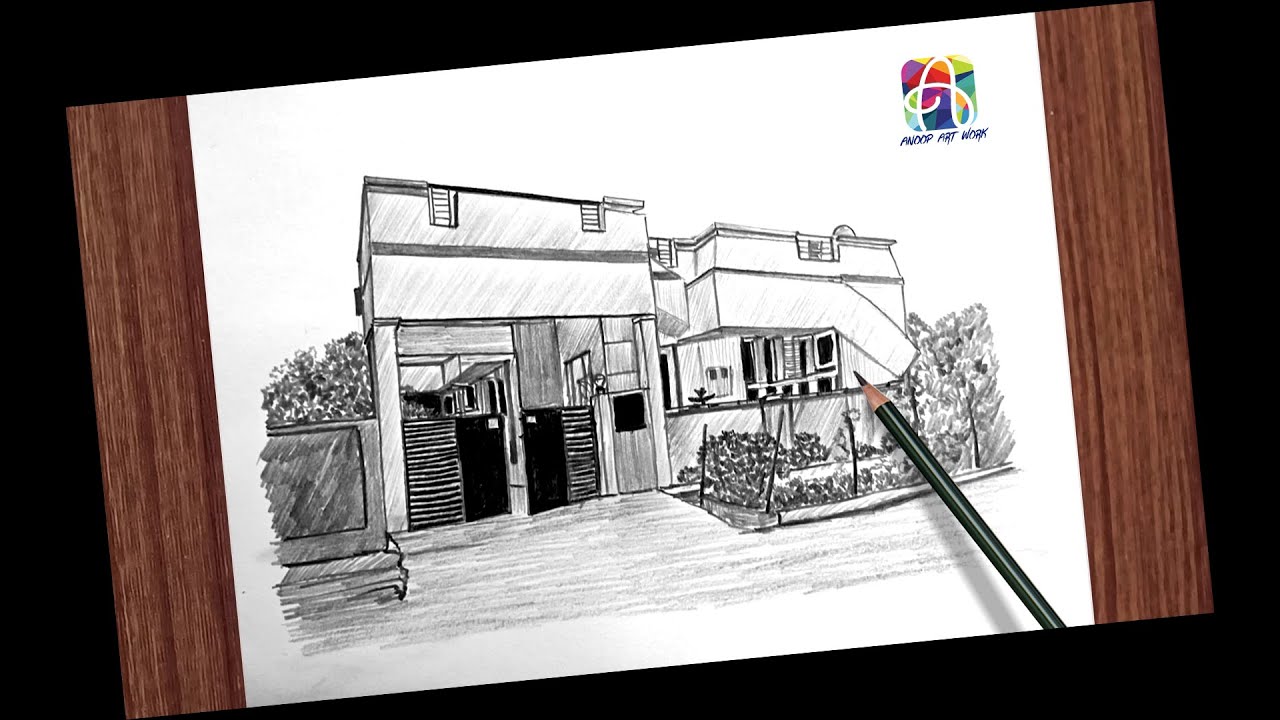 Pencil Shading House