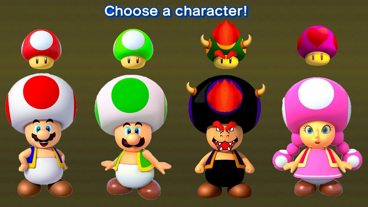 Wii Super Mario Characters At Aiden Ann Blog