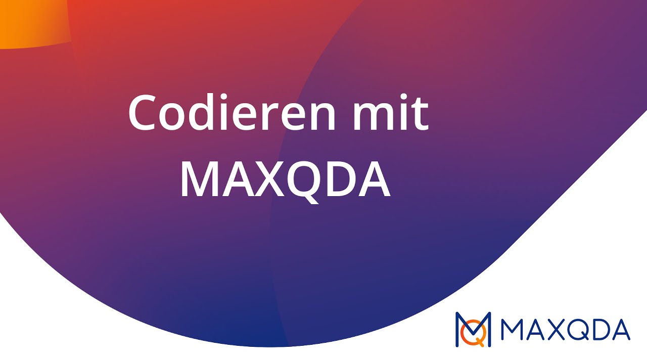 Codieren Mit Maxqda Youtube
