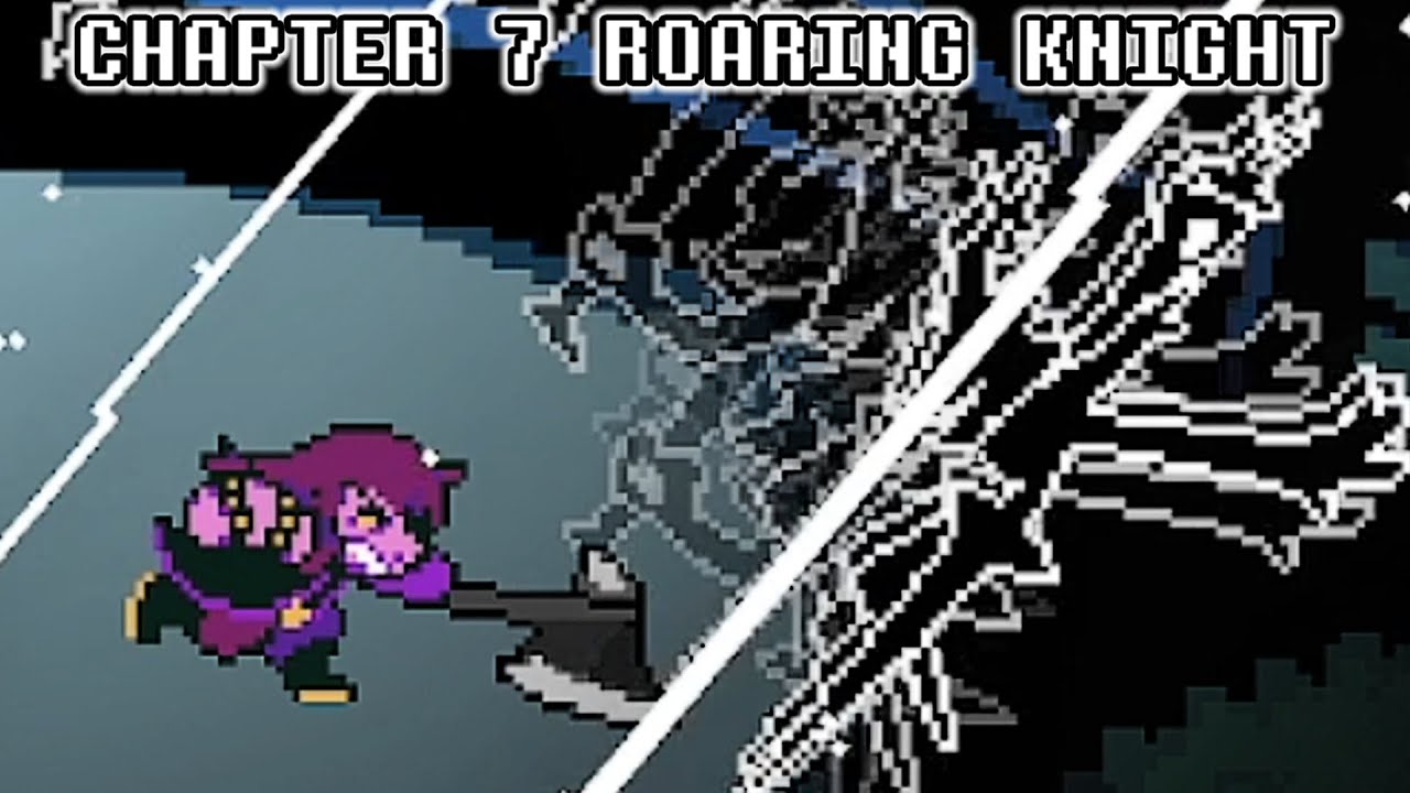 Deltarune Chapter 7 Roaring Knight Rematch Youtube
