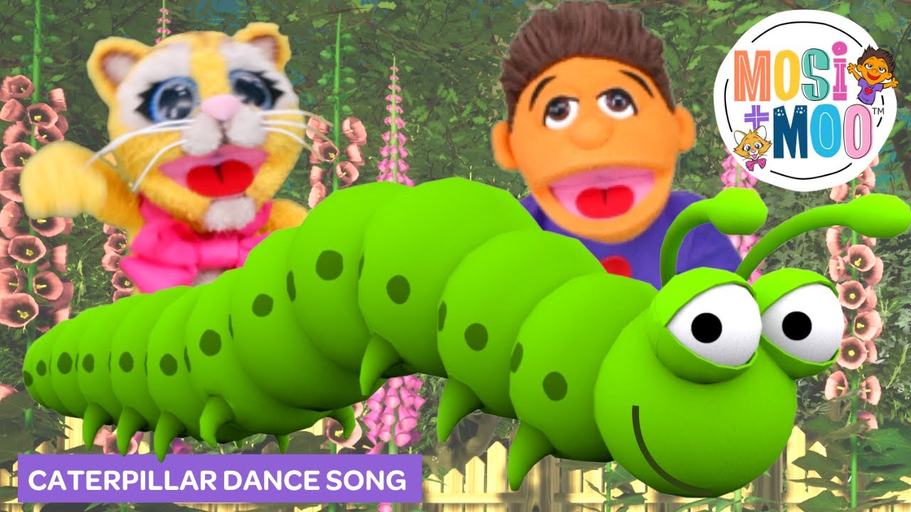 Caterpillar Dance Song For Kids Educational Fun Action Video