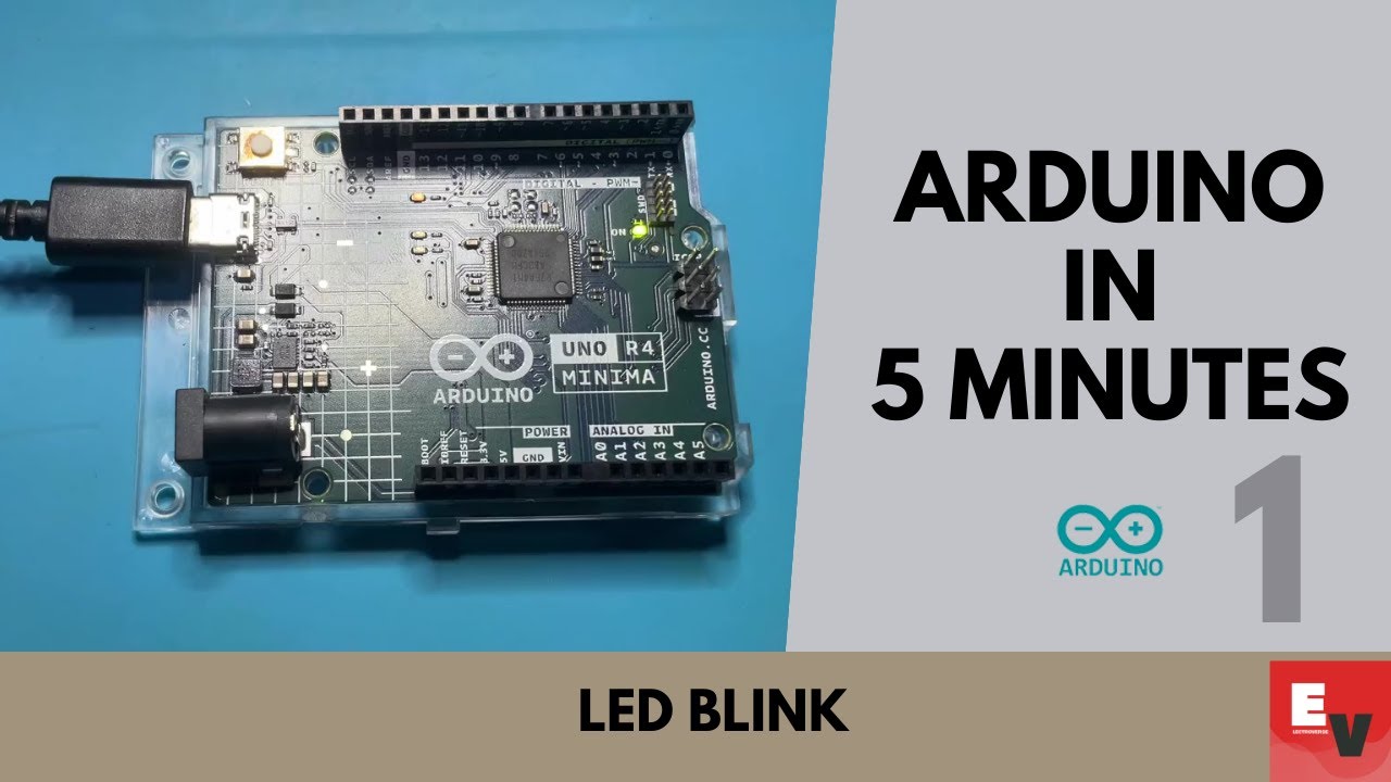 Arduino Blinking Led Tutorial Youtube