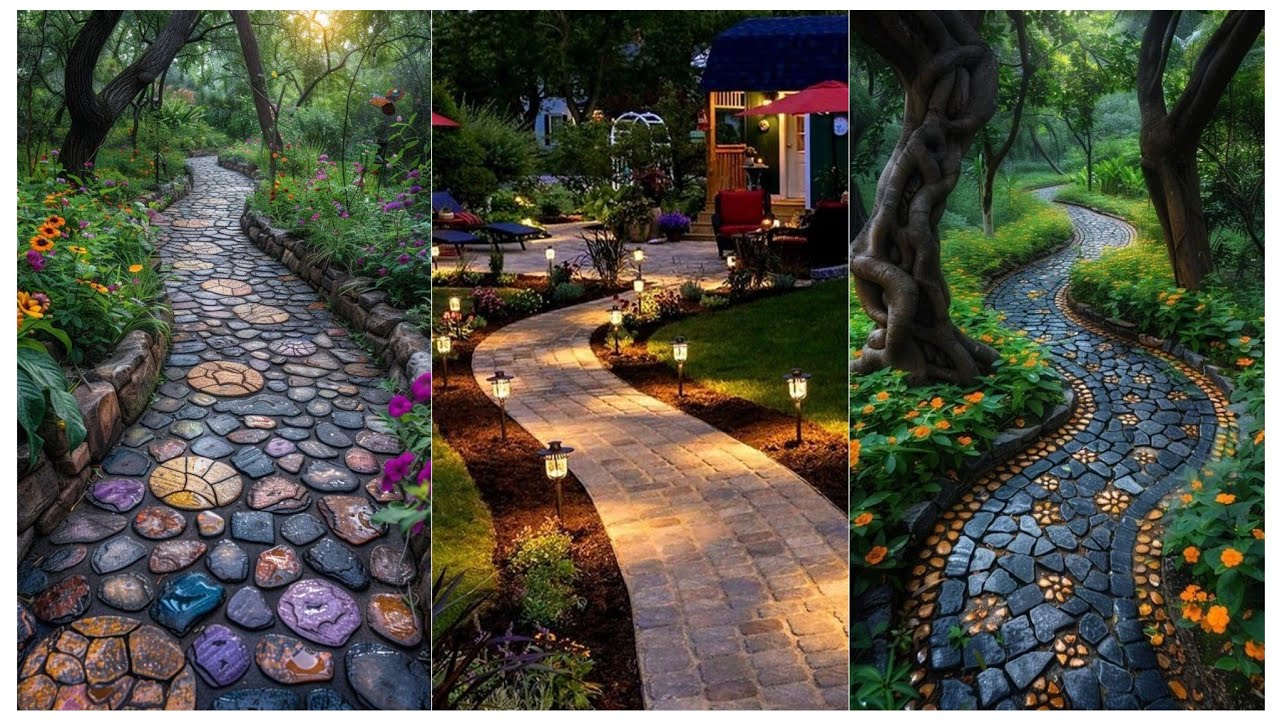 Easy Garden Pathway Projects For Beginners Youtube