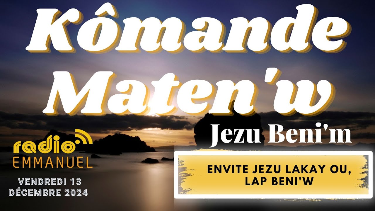 Kômande Maten W Radio Emmanuel Pierre Binse Roche Youtube