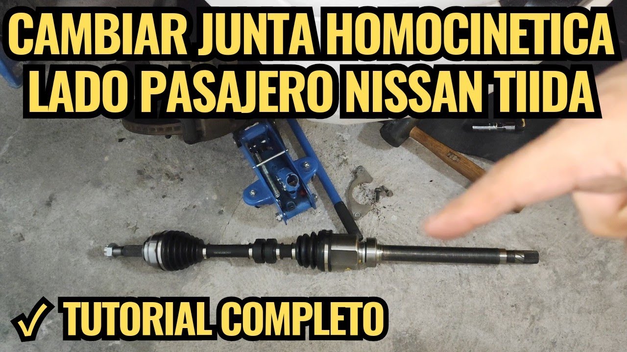Cómo Cambiar La Flecha Homocinética Lado Pasajero Del Nissan Tiida