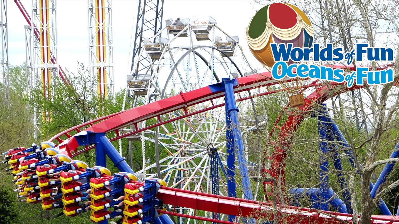 Worlds Of Fun Full Park Walk Through With The Legend Youtube