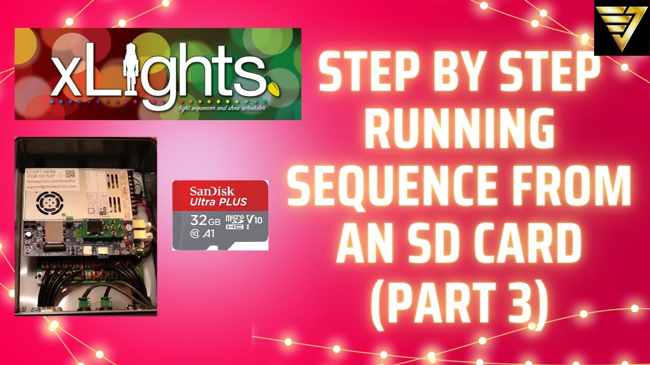 Step By Step Running Xlights Sequence From An Sd Card On An