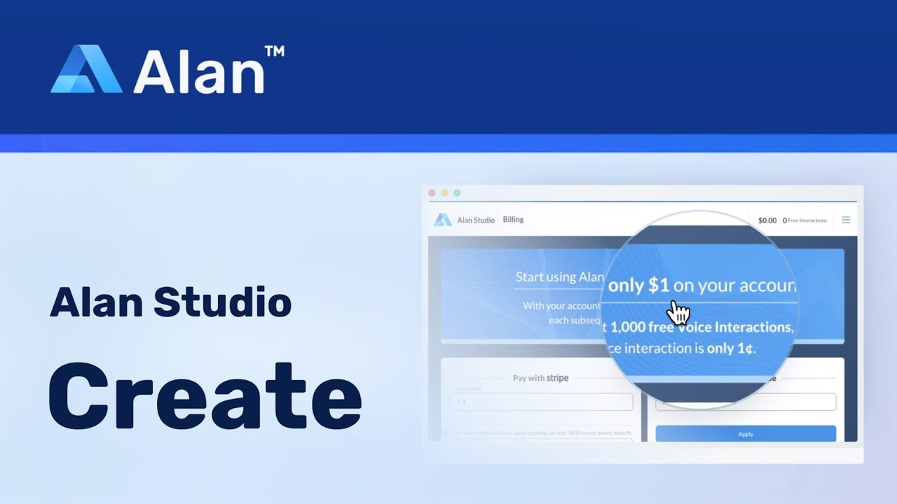 Alan Studio Tutorial 1 Create Youtube