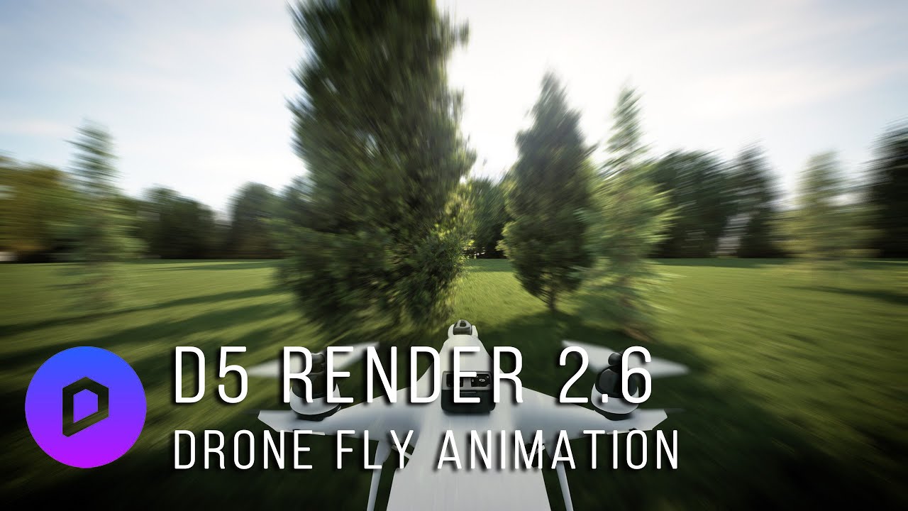 Drone Fly Animation D5 Render 2 6 Tutorial Youtube
