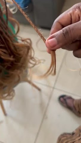 How To Tie French Curl Braids Tutorial Youtube