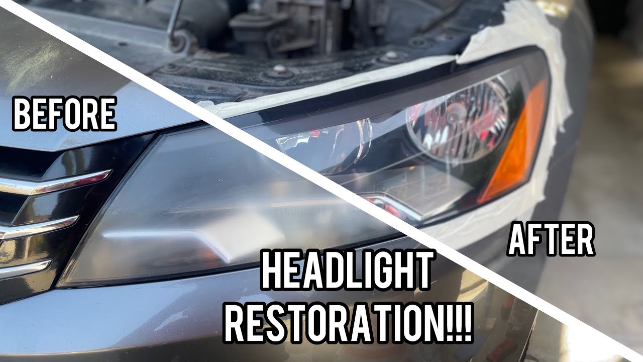 How To Restore Your Headlight Youtube