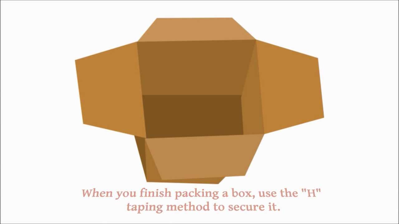 Moving Tips How To Tape Your Box Securely Budget Van Lines Youtube