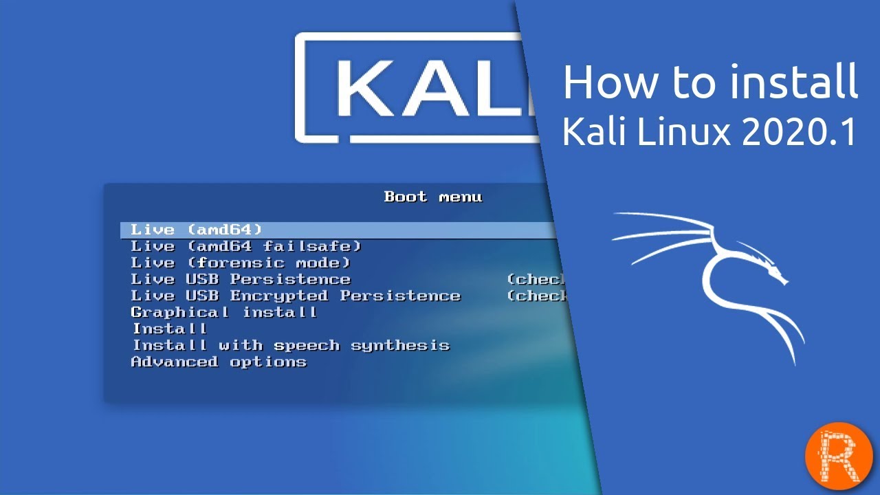 How To Install Kali Linux 2020 1 Youtube