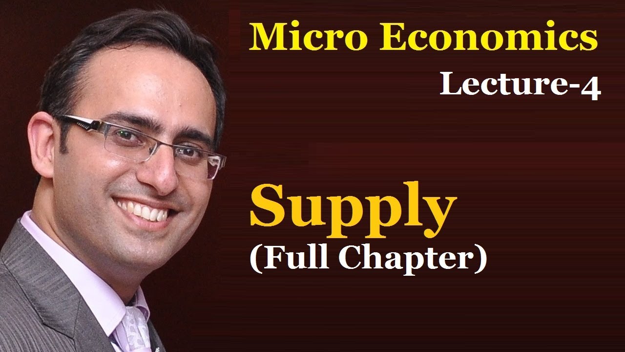 Micro Economics Supply Full Chapter Youtube