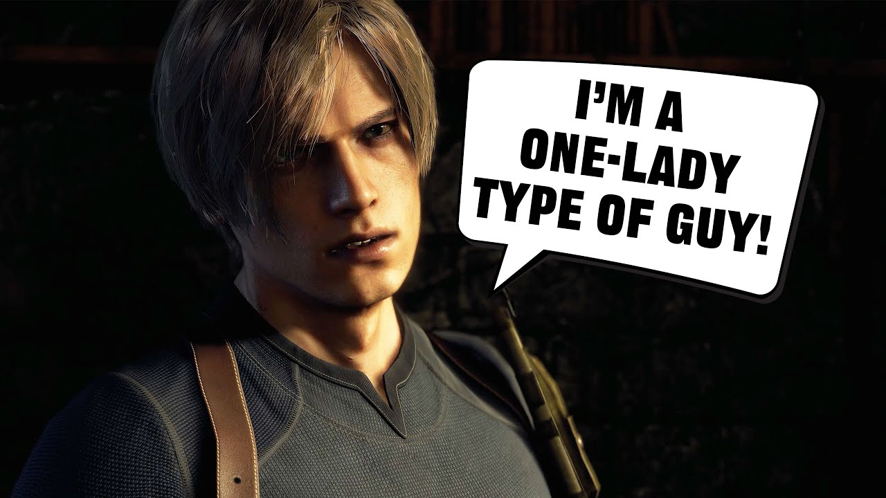 Leon Kennedy Loves Puns In Resident Evil 4 Remake Youtube