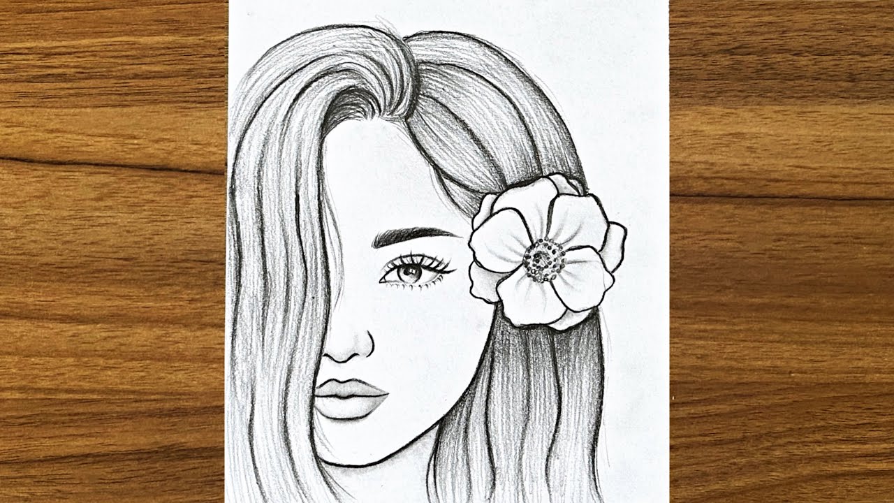 How To Draw A Beautiful Girl Easy Drawing Ideas For Beginners