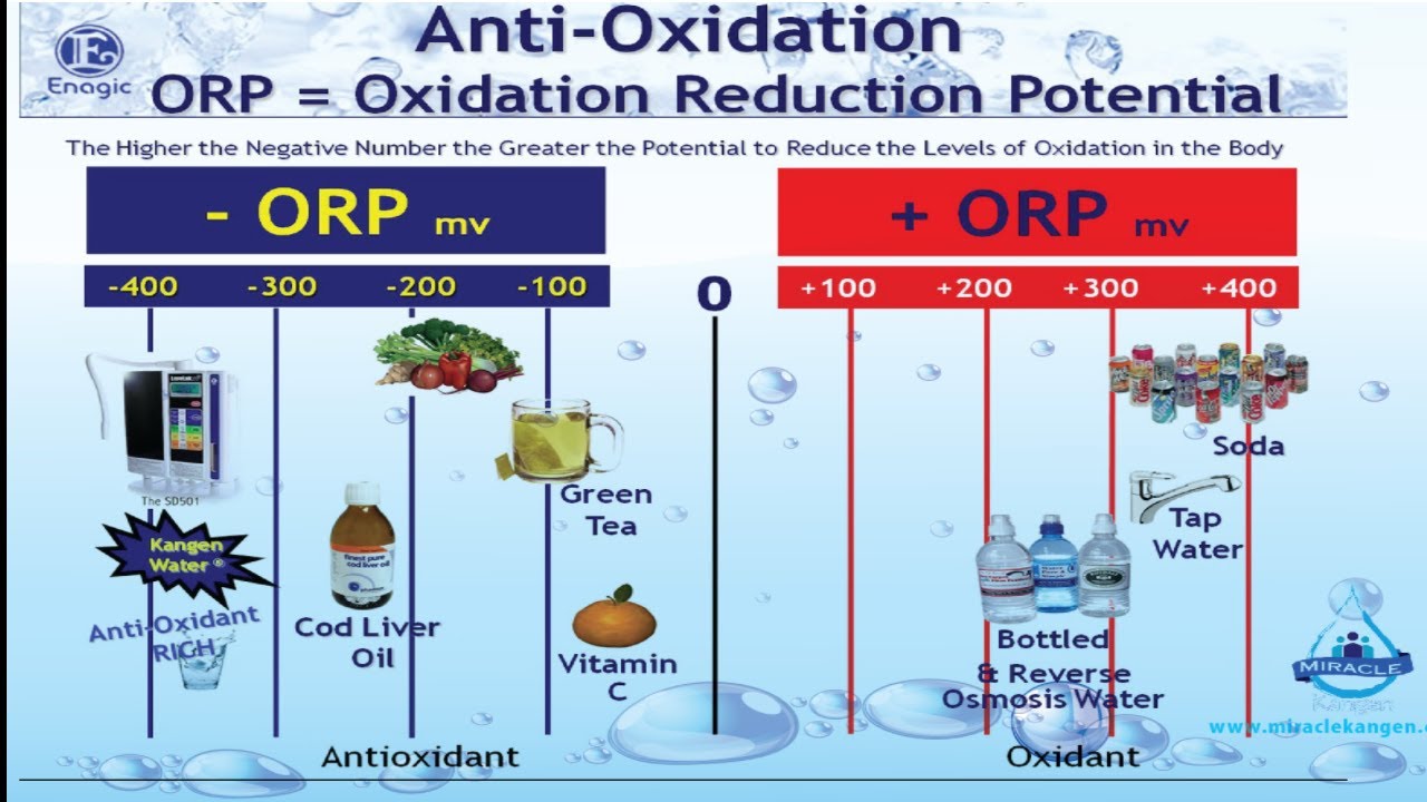 Orp Oxidation Reduction Potential How Orp 1000 Water Can Improve Our