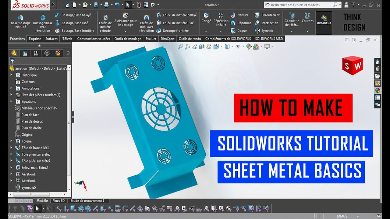 Solidworks Tutorial Sheet Metal Basics Youtube