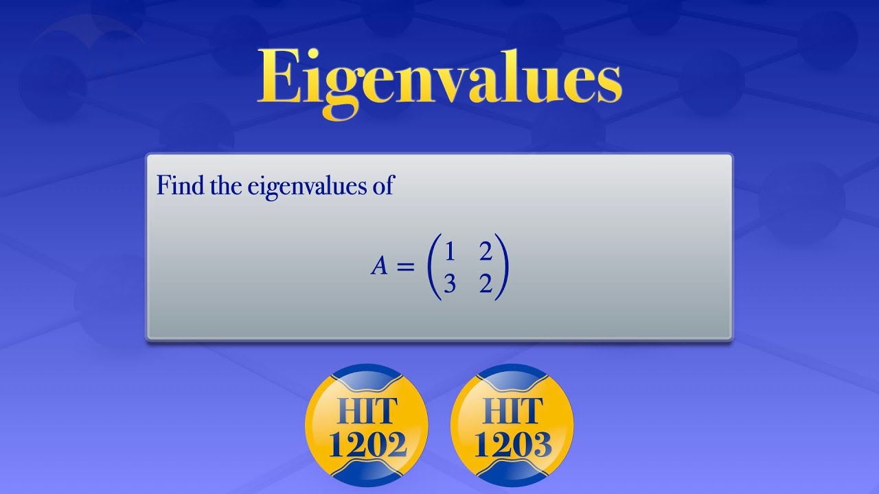 Eigenvalues Youtube