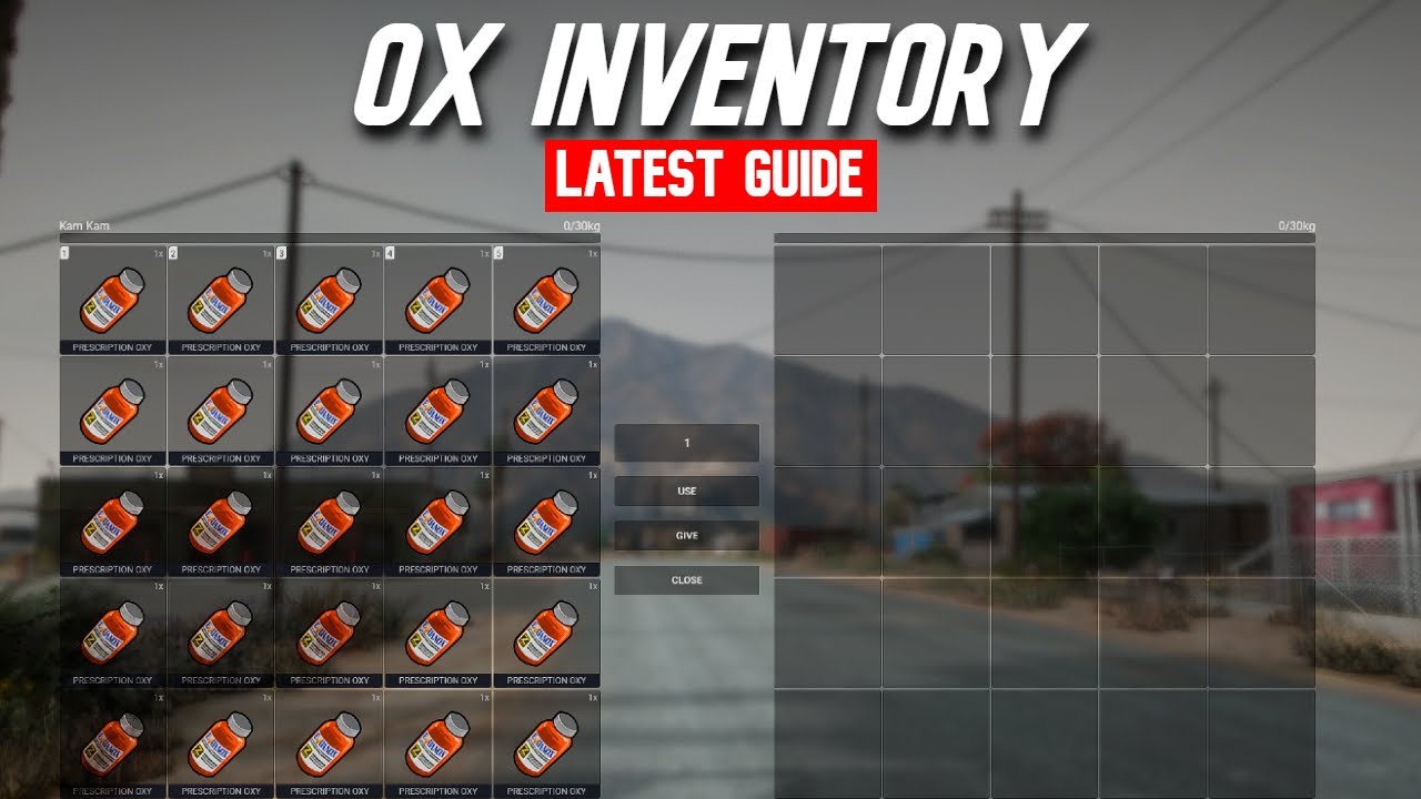 Qbcore How To Install Ox Inventory Install Showcase Latest